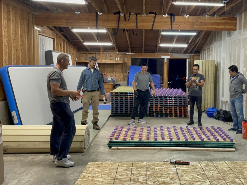 Building a subfloor for Judo/BJJ mats - Washington Judo Academy ...